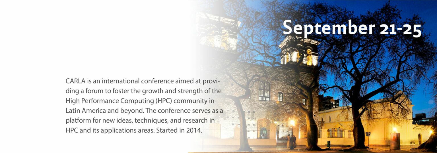 CARLA – Latin America High Performance Computing Conference